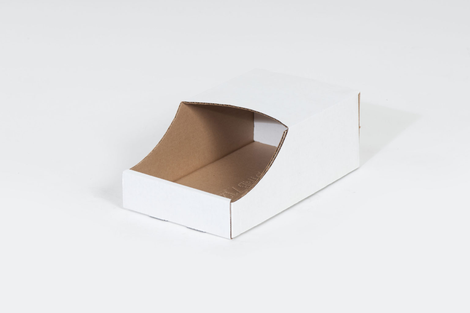 Buy 4 x 12 x 4 1/2" 32 ECT Stackable Corrugated Bin Boxes (SKU: BSBINB412)