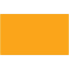 3 x 5" Fluorescent Orange Inventory Rectangle Labels | Brandt Box