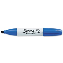 Blue Sharpie® Chisel Tip Markers | Brandt Box